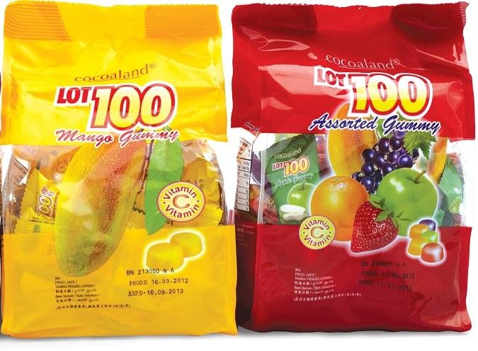Kẹo LOT100 - Túi 1kg - Xoài x 12