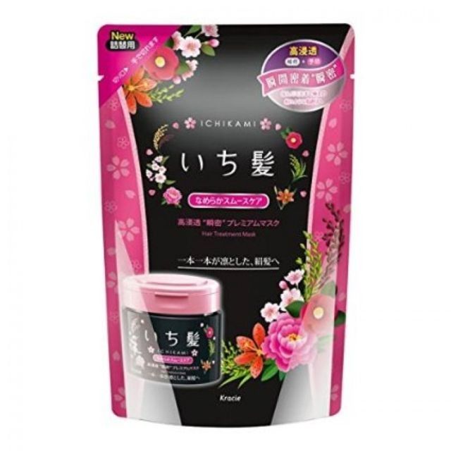 Kracie ICHIKAMI Silky Smooth Care Premium Hair Mask 170g