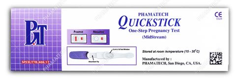 Phamatech Quickstick One-Step Pregnancy Test (MIDSTREAM) | iCheck.vn
