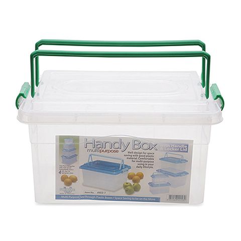 Thùng nhựa đa năng có nắp Happy Ware 4403-1 size M (Xanh lá cây ...
