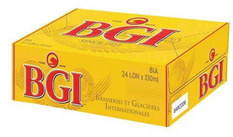 Thùng bia BGI 24 lonx330ml
