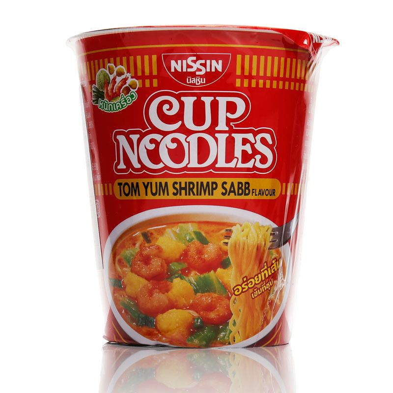Thailand imported Nissin cup noodles, Tom yum flavour 60g imported ...
