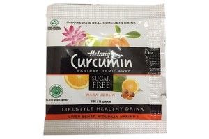 Helmigs Curcumin Ekstrak Temulawak Orange Flavor (Rasa Jeruk) - 0.18oz ...