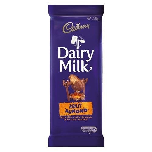 Cadbury Dairy Milk Block Roast Almond Chocolate Bar 220 Grams | iCheck.vn