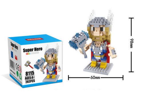 Mini Action figure Super Hero Thor building blocks
