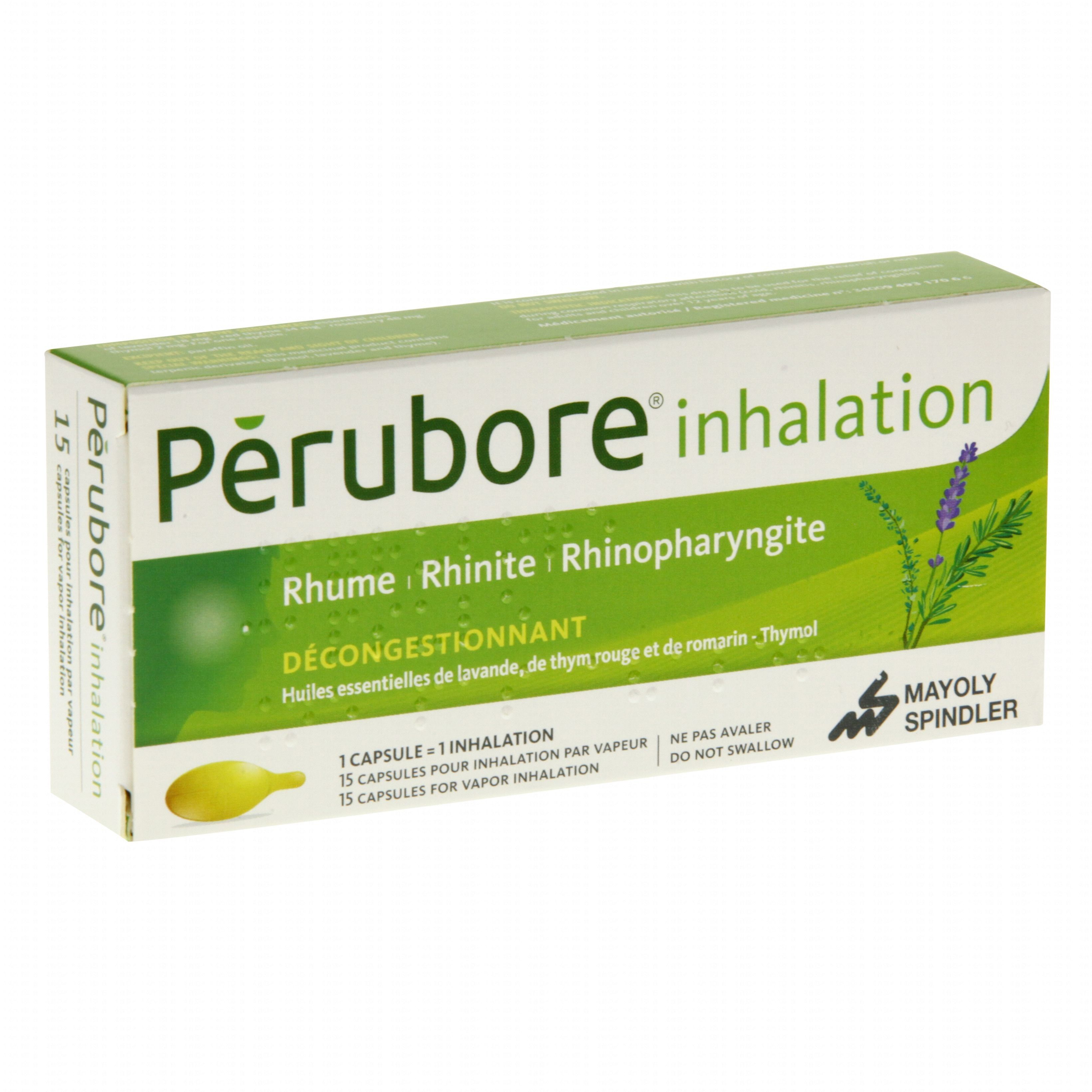Perubore Inhalation capsule pour inhalation par vapeur | iCheck.vn