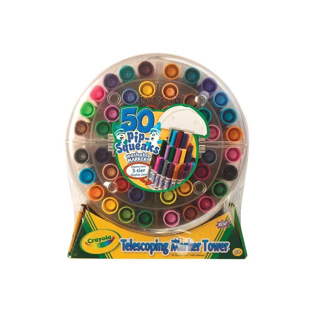 0071662087500 - Crayola Pip-Squeaks Telescoping Marker Tower
