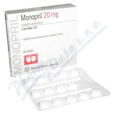 8606007080704 - Thuốc Trị Huyết Áp Và Tim Monopril 20mg