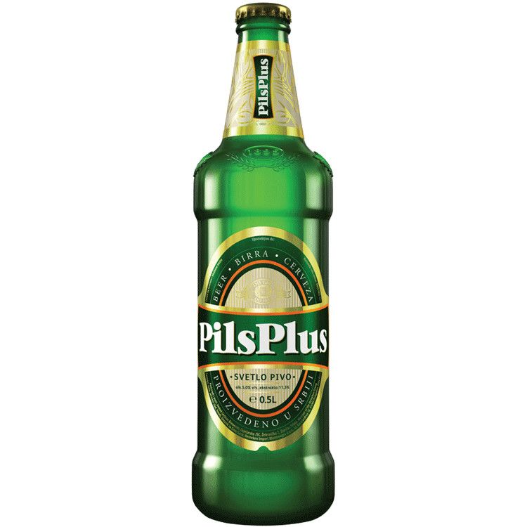 Pils Plus pivo 0.5 l povratna boca Heineken
