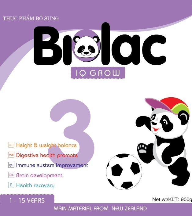 Thực phẩm bổ sung Biolac IQ-Grow 900g | iCheck.vn