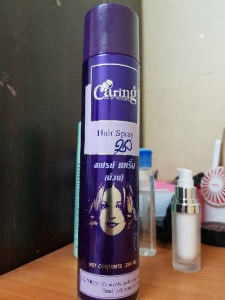 Keo tạo kiểu tóc dạng xịt Caring Hair Spray Thái Lan,350ml | iCheck.vn