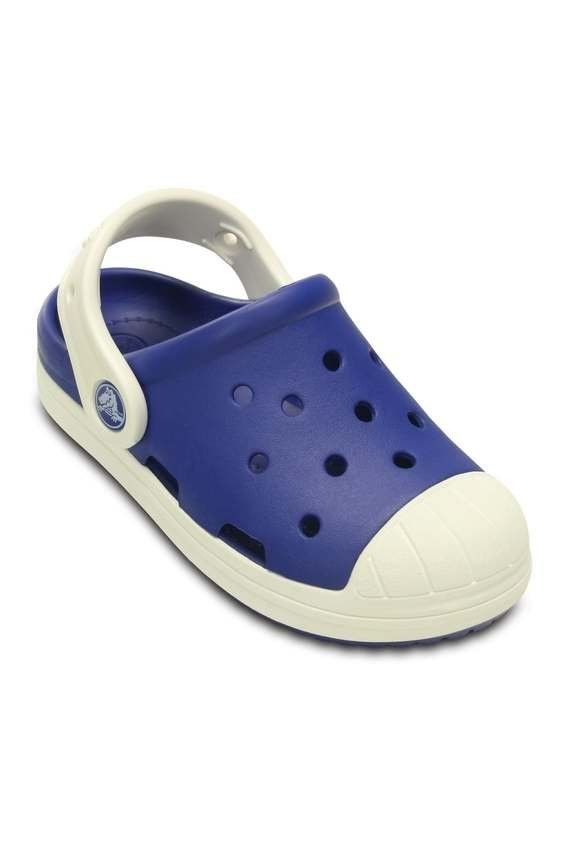 Bumper Toe Clog Kids Cerulean Blue/Oyster