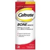 Caltrate Bone Health 600mg Calcium with 500IU Vitamin D 100 Tablets ...