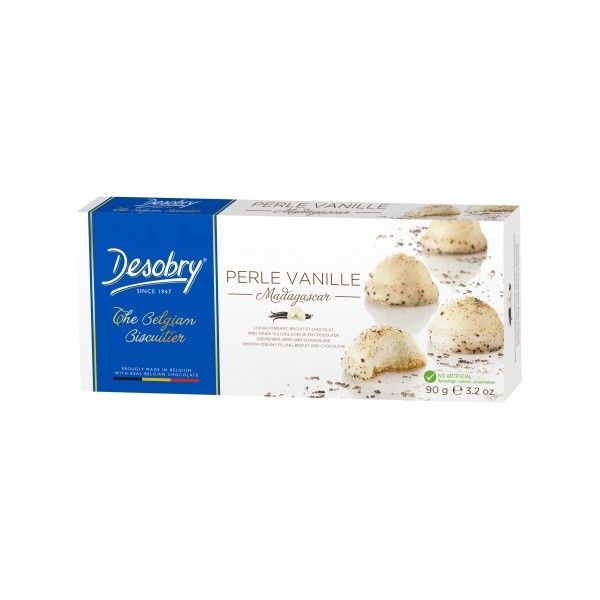 Bánh DESOBRY - PERLE VANILLE MADAGASCAR 90 G