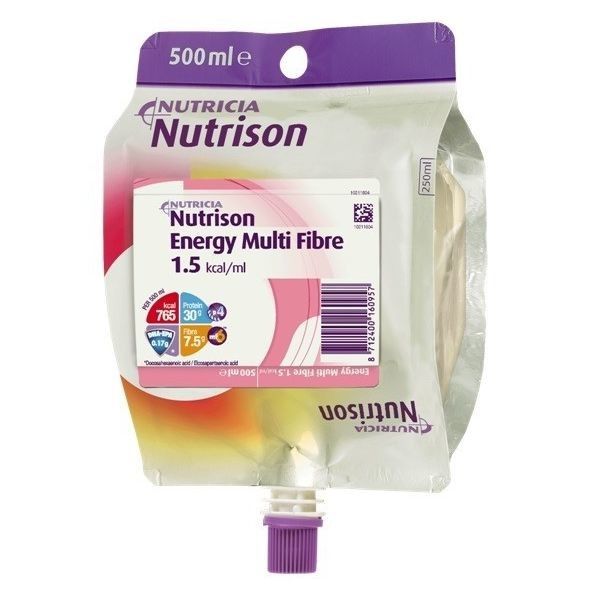 Dinh dưỡng ăn qua ống thông Nutricia Nutrison Multi Fibre 500ml kèm dây ...