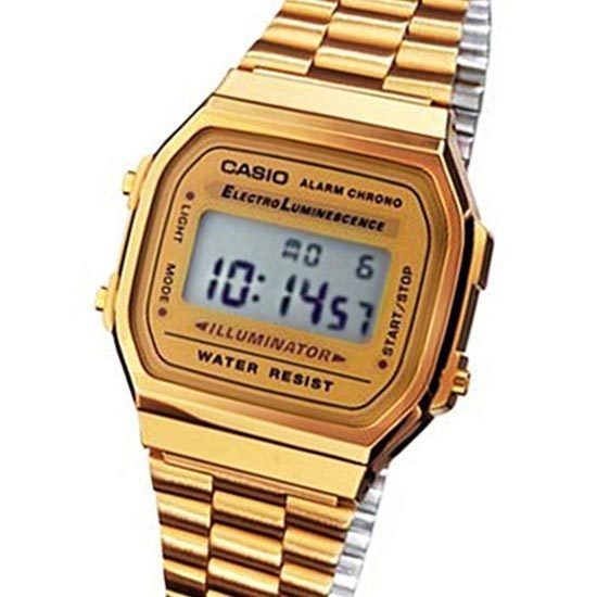 Casio Vintage Retro Gold Digital Watch A168WG | iCheck.vn