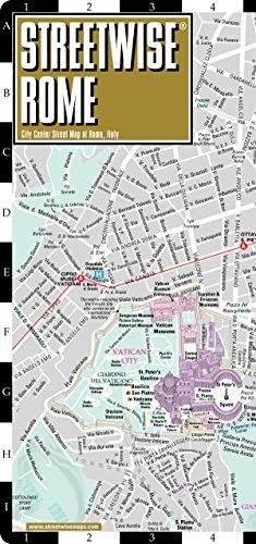 Streetwise Rome Map - Laminated City Center Street Map of Rome, Italy ...