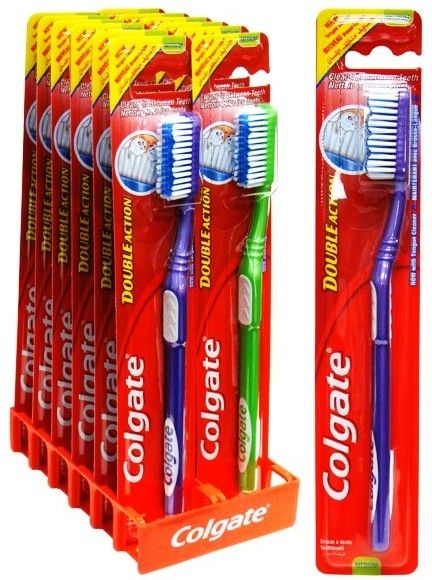 6001067007289 - Colgate Toothbrush Double Action, Medium