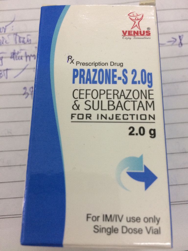 Thuốc kháng sinh Prazone-S 2.0g | iCheck.vn
