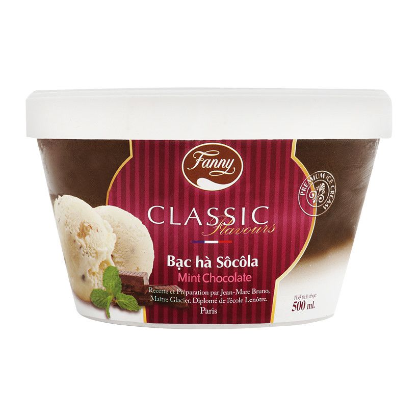 KEM VỊ DÂU&SCL SELECTION LOTTE HỘP 500ML